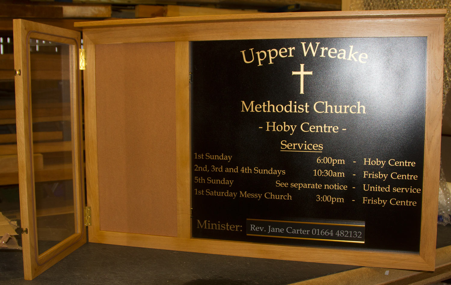 Bespoke Wooden Notice Boards - The Sign Maker