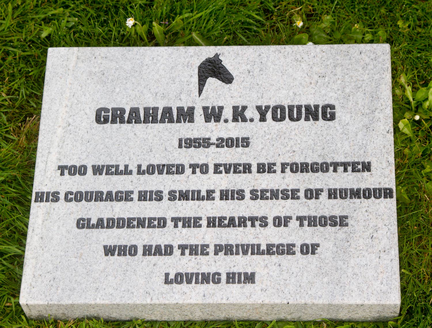 White Granite Memorial Tablets - The Sign Maker