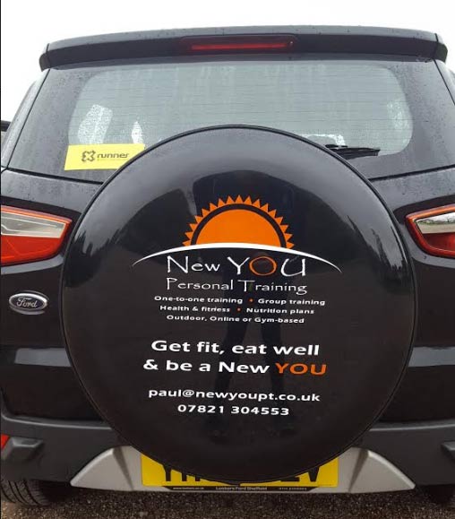 Customers Wheel Cover - The Sign Maker
