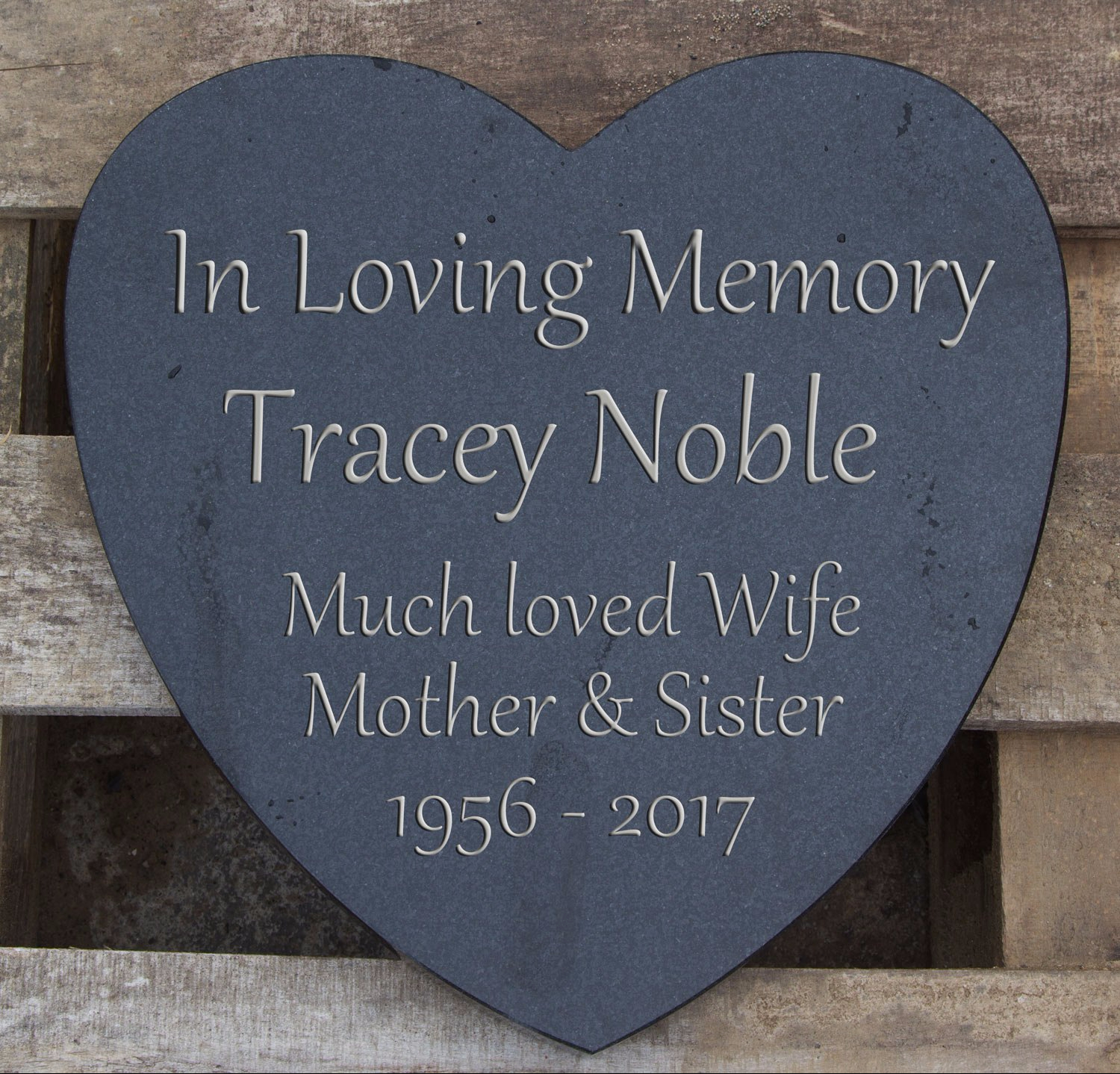 Heart Shaped Memorials - The Sign Maker