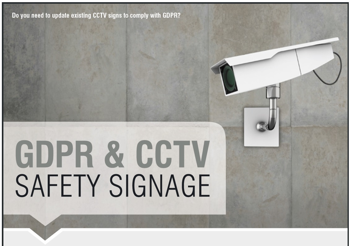 GDPR CCTV Safety Signs - Data Protection Update - The Sign Maker