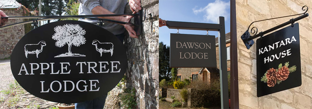 Our Hanging House Signs - The Sign Maker