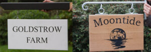 Our Hanging House Signs - The Sign Maker